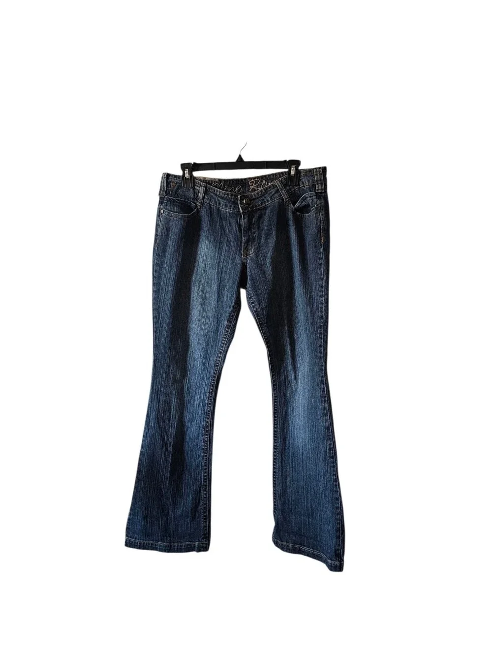 nine rivets | Jeans | Nine Rivets Flare Leg Jeans Size 3 Blue Denim Low ...